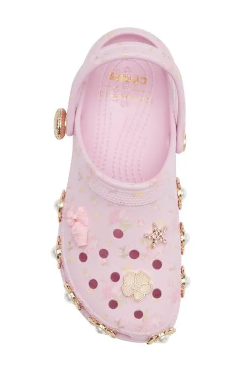 CROCS X Loveshackfancy Embellished Platform Clog
