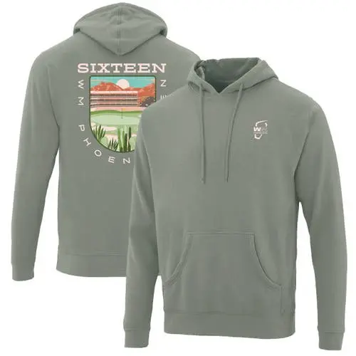 AHEAD Wm Phoenix Open Sixteen Seabrooke Fleece Hoodie - Green