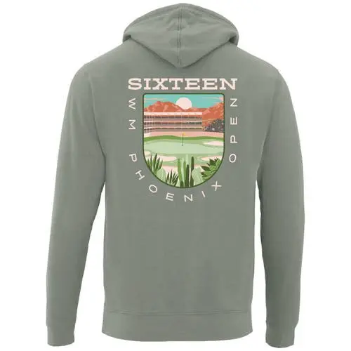 AHEAD Wm Phoenix Open Sixteen Seabrooke Fleece Hoodie - Green