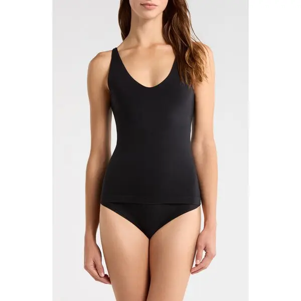 Nordstrom Seamless Shelf Bra Tank - Black
