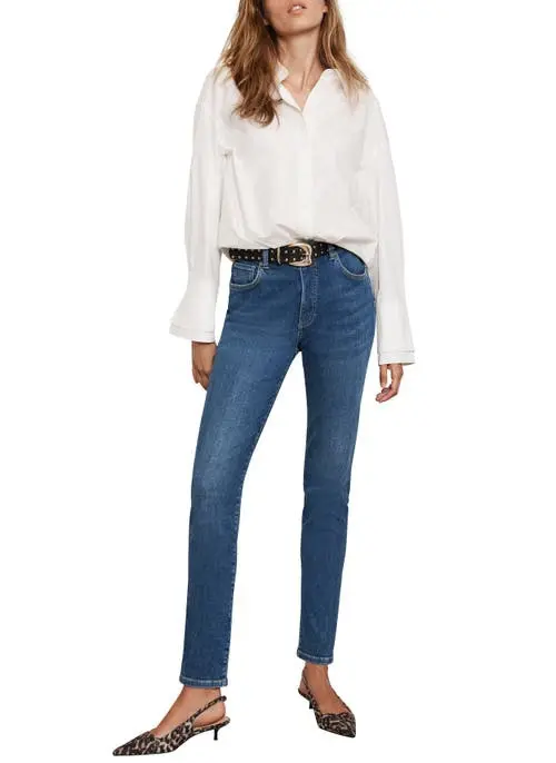 Mint Velvet Sculpting Skinny Jeans - Blue
