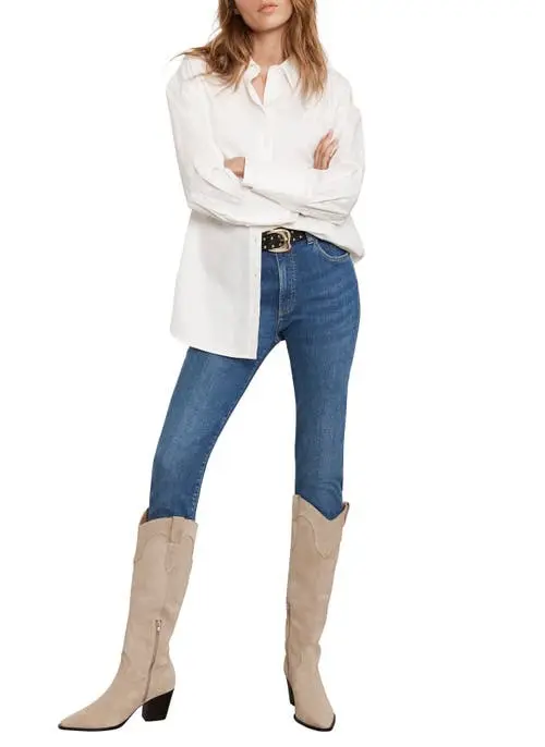 Mint Velvet Sculpting Skinny Jeans - Blue