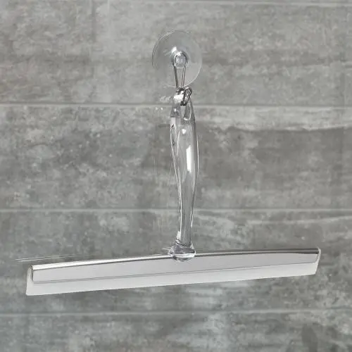 IDESIGN Shower Squeegee With Wall Hook, Set Of 2