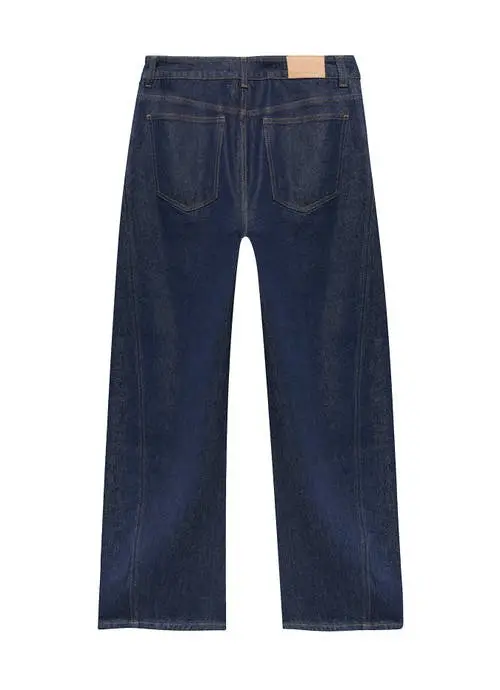 Mint Velvet Barrel Leg Jeans - Navy