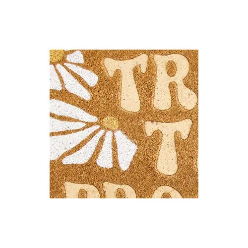 MDESIGN Trust The Process Coir Large Rectangular Doormat