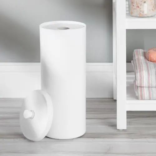 IDESIGN Freestanding Toilet Paper Canister, Set Of 2