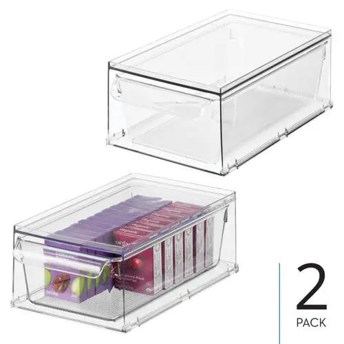 IDESIGN Stackable Kitchen Storage Drawerset Of 2