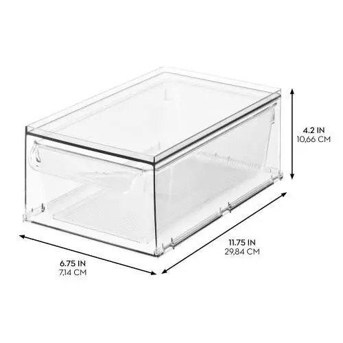 IDESIGN Stackable Kitchen Storage Drawerset Of 2