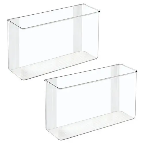 IDESIGN Adhesive Organizer Bin For Kitchenset Of 2
