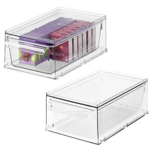 IDESIGN Stackable Storage Drawer For Fridge, Pantry