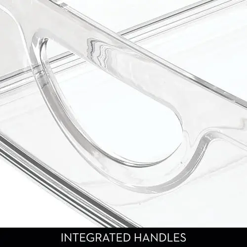 IDESIGN Stackable Pantry Bin With Handlesset Of 2made
