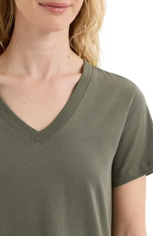 PACT Organic Cotton Softspun Essential V-neck Tee