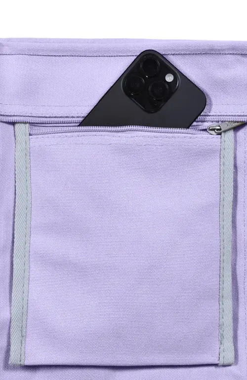 DALIX Canvas Tote Bag - Lavender