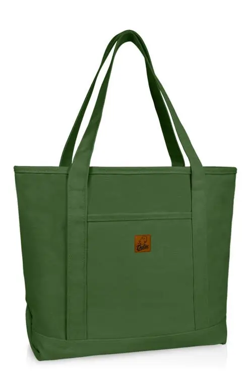 DALIX 20" Canvas Tote Bag - Olive