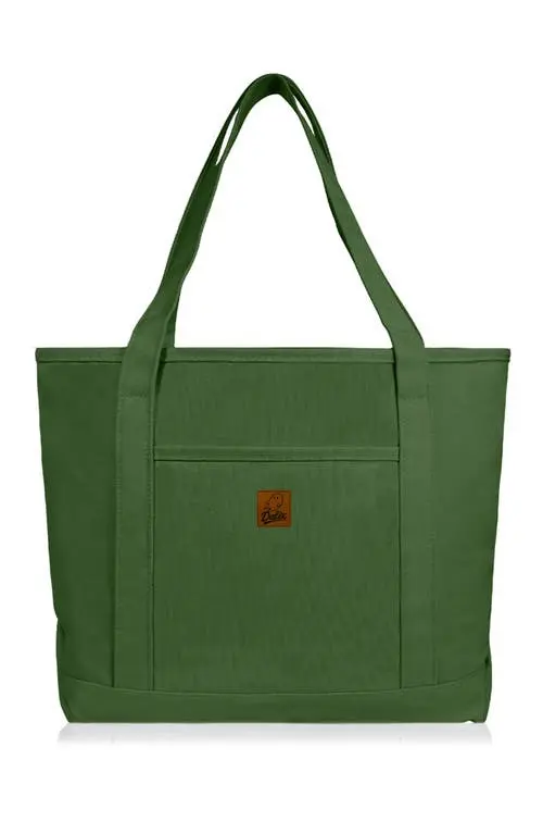 DALIX 20" Canvas Tote Bag - Olive