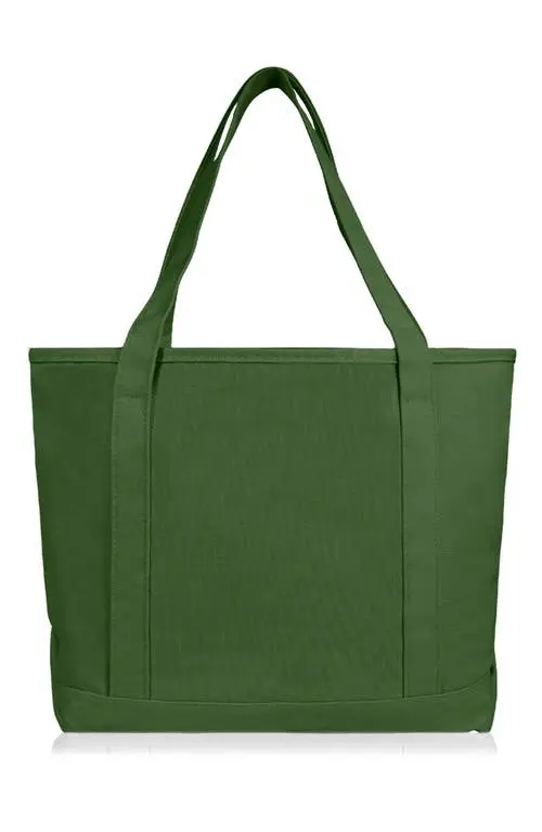 DALIX 20" Canvas Tote Bag - Olive