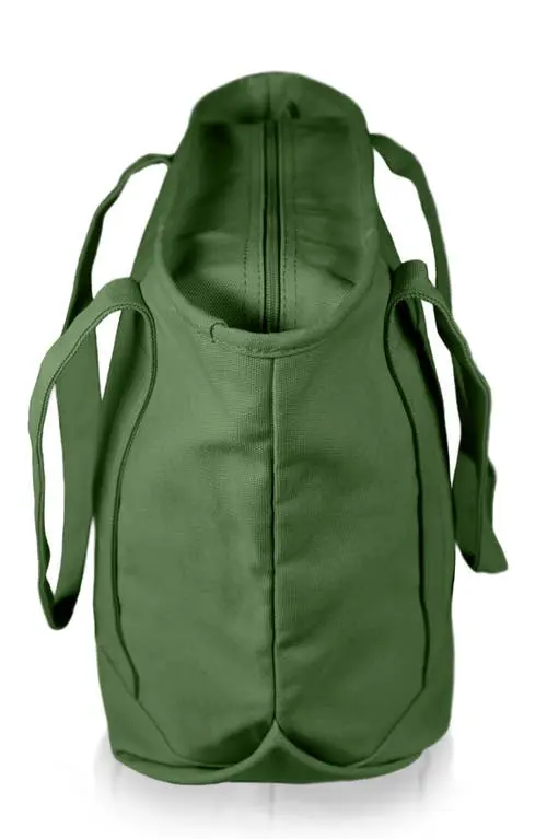 DALIX Canvas Tote Bag - Olive