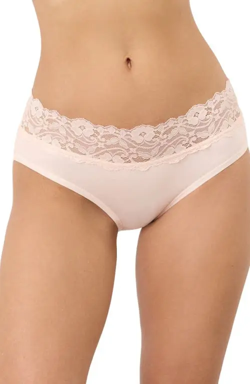 PACT Lace Waist Brief 3-pack Made With Organic Cotton - Nearly Bare