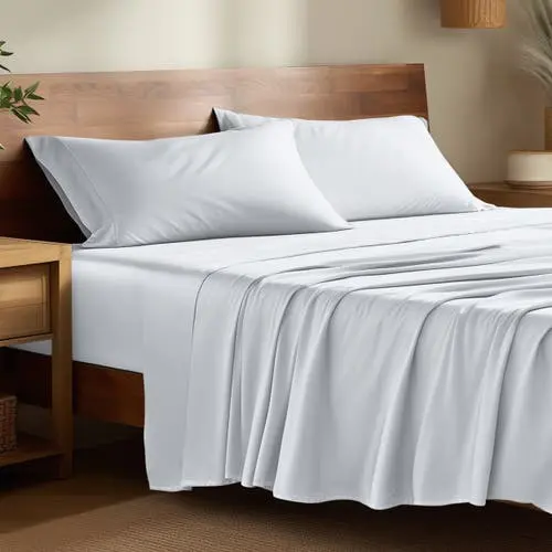 BARE HOME Cooling Rayon Sheet Setsplit King - White
