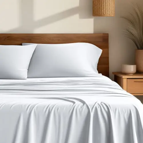 BARE HOME Cooling Rayon Sheet Setsplit King - White