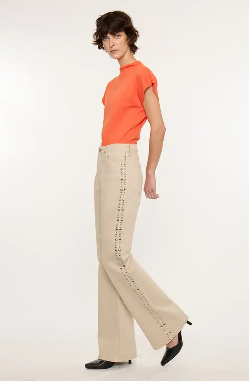 KANCAN High-rise Wide Flare Jeans