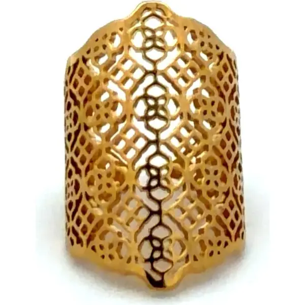GEMINI JEWELRY Wide Filigree Ring