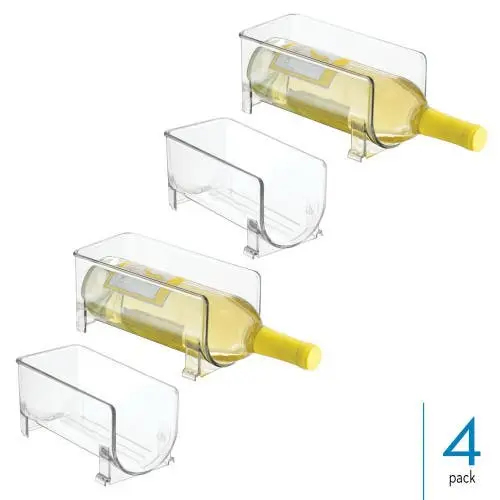 MDESIGN Stackable Holder For Water Or Spirit Bottles, Set Of 4