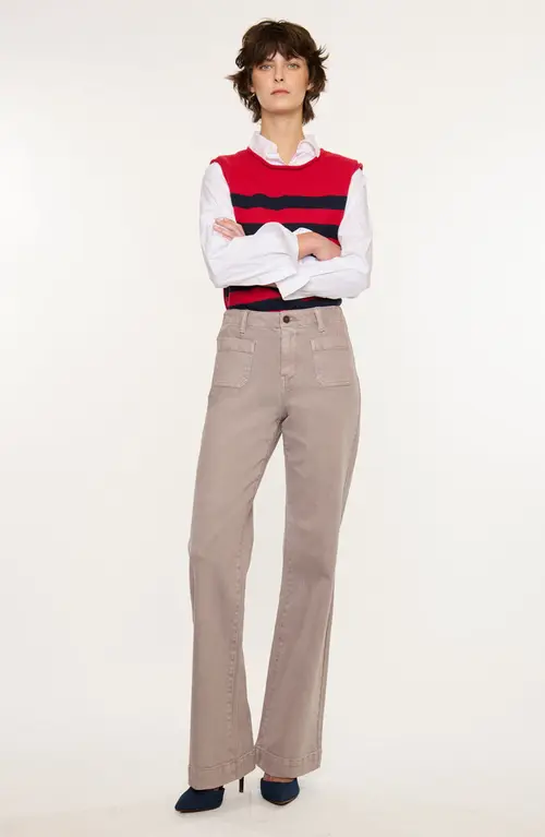 KANCAN High-rise Loose Flare Jeans