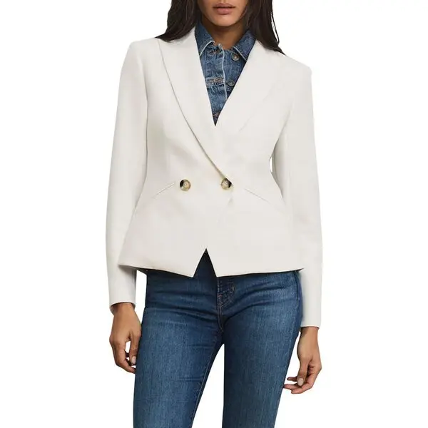 Veronica Beard Rickie Crop Dickey Jacket