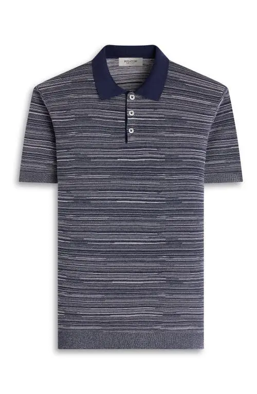 Bugatchi Space Dye Polo Sweater