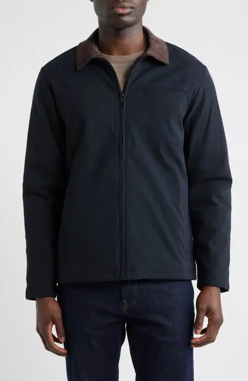 Travis Mathew Nitro Noir Stretch Nylon Zip Jacket