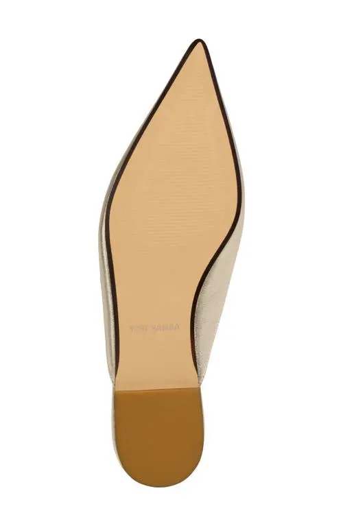 Yosi Samra Nera Pointed Toe Flat - Gold