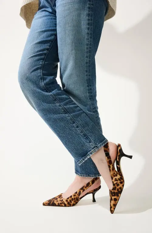 Yosi Samra Haven Calf Hair Slingback Pumps