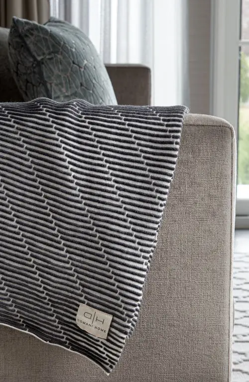 DOMANI HOME Linear Throw Blanket