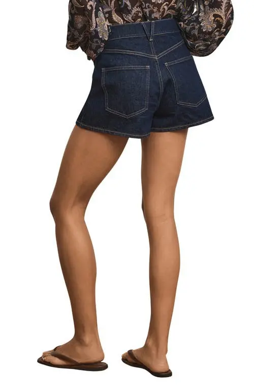 Veronica Beard Elijah Patch Pocket Denim Short