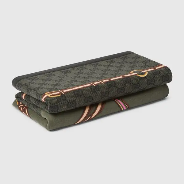 Gucci Wool Blanket With Print