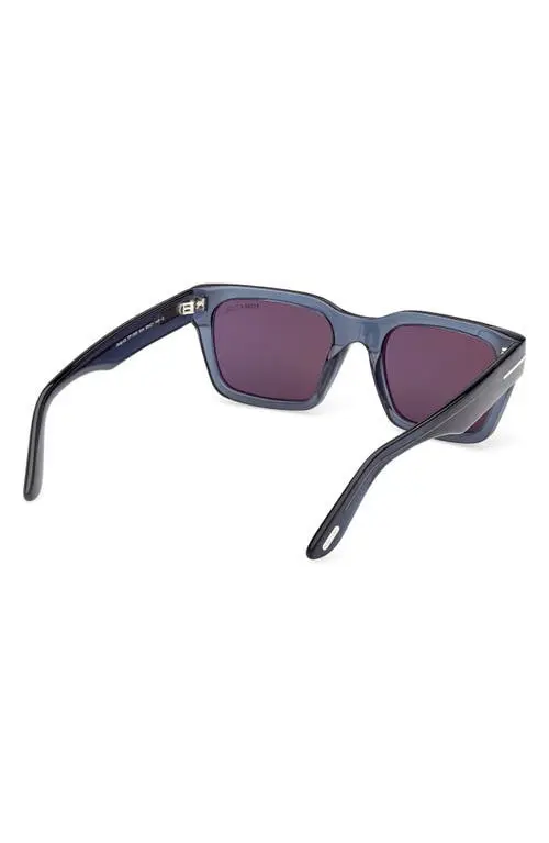 TOM FORD 53mm Square Sunglasses