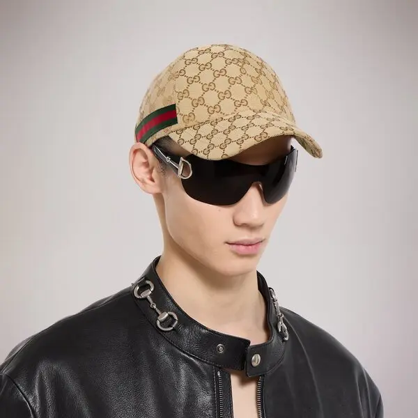 Gucci Gg Canvas Baseball Cap With Web