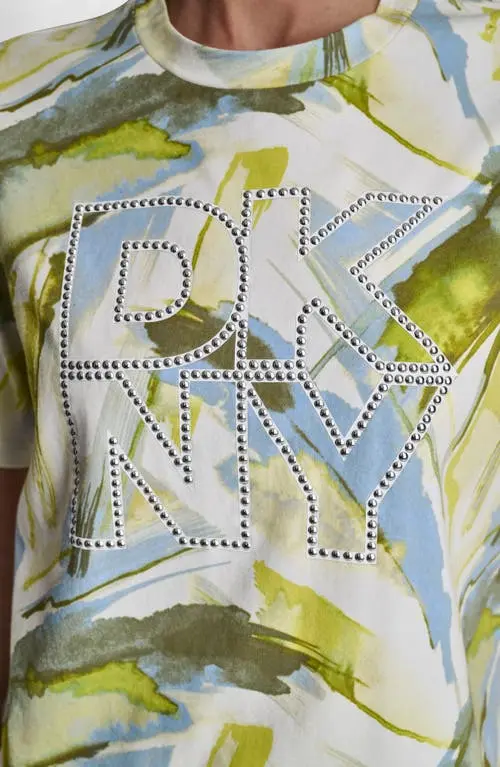Dkny Studded Logo T-shirt