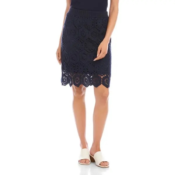 Karen Kane Open Stitch Skirt