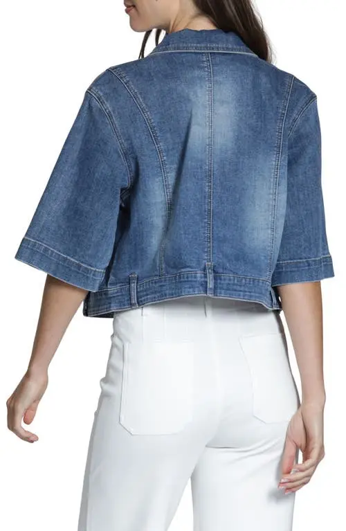 APNY Denim Short Sleeve Jacket - Medium Indigo