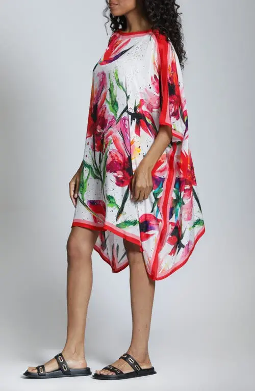 APNY Floral Print Caftan Dress