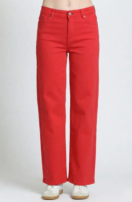 APNY Bootcut Mid-rise Jeans - Red