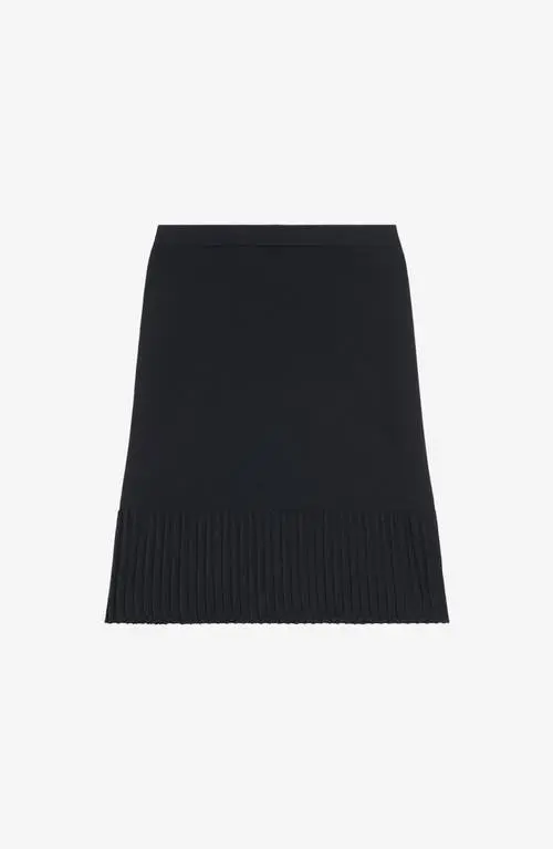 IRO PARIS Fannya Knit Ribbed Mini Skirt