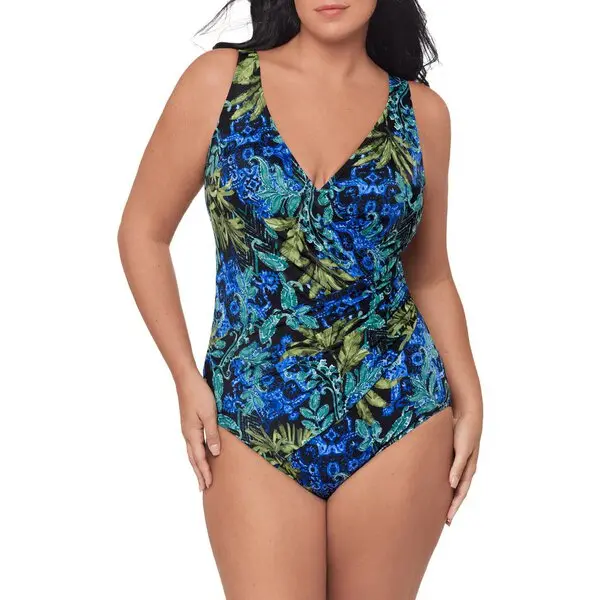 Miraclesuit Gasparilla Oceanus One-piece Swimsuit - Black/multi