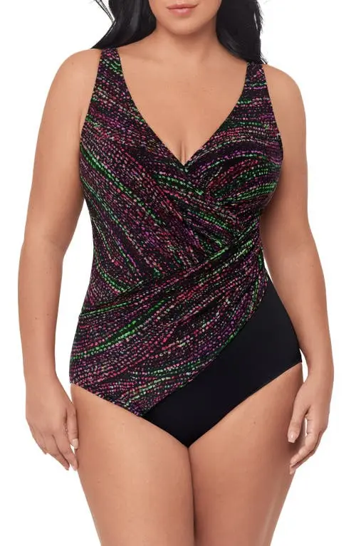 Miraclesuit Light Show Oceanus One-piece Swimsuit
