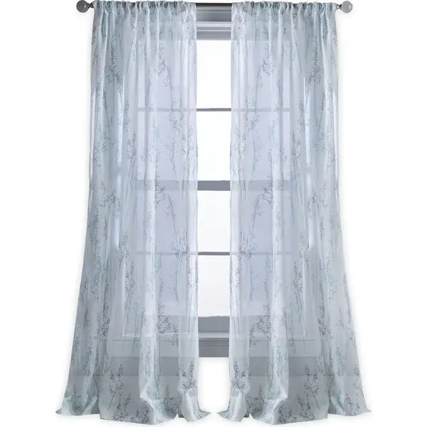 Dkny Whisper Poletop Curtain Panel - Aqua