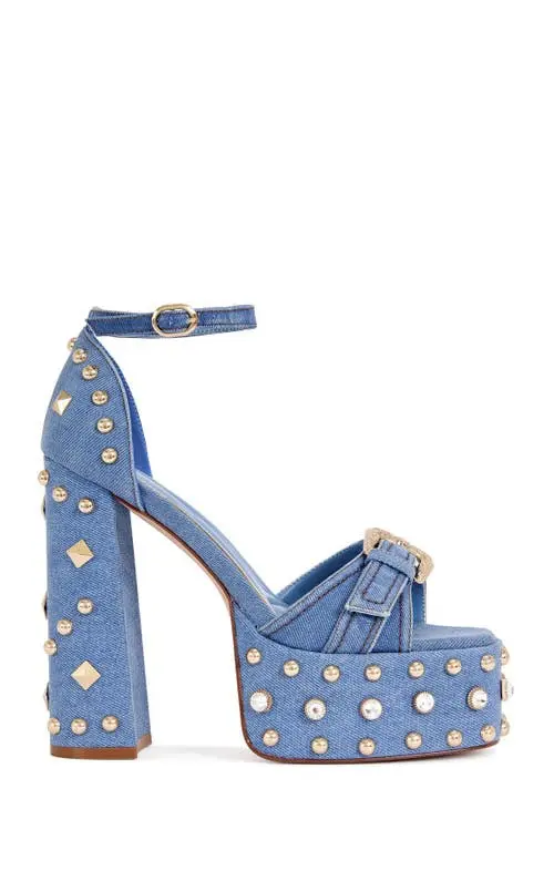 AZALEA WANG Evgenia Block Sandal