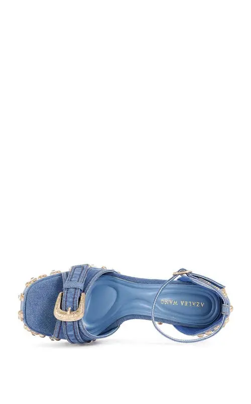 AZALEA WANG Evgenia Block Sandal