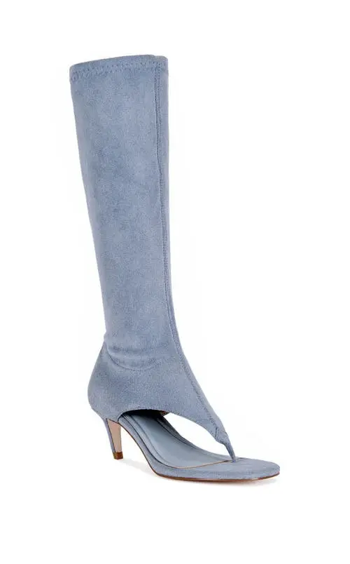 AZALEA WANG Cecile Stiletto Sandal - Light Blue